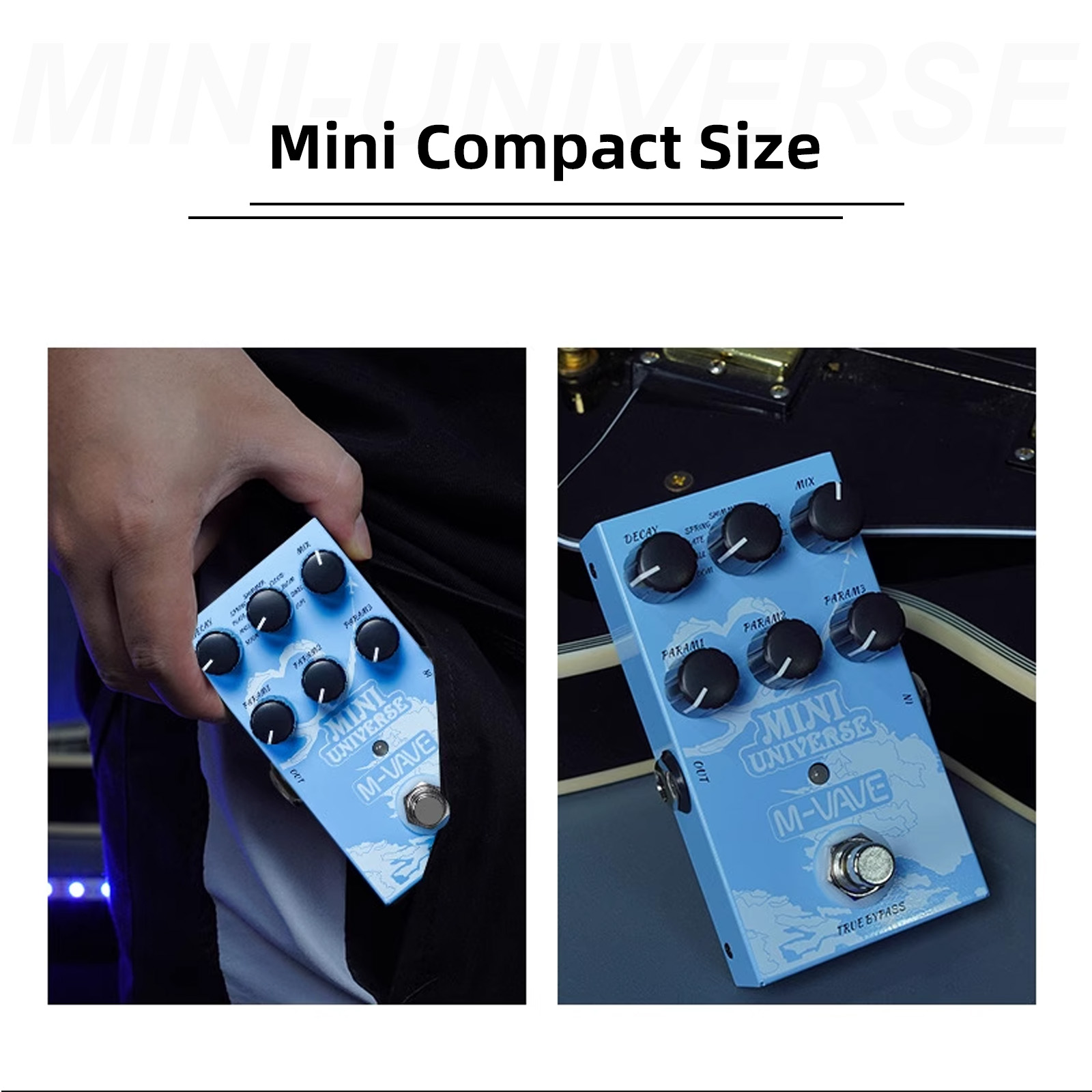 [LOCAL NEW] M-VAVE MINI UNIVERSE Guitar Effect Pedal TRUE BYPASS ...
