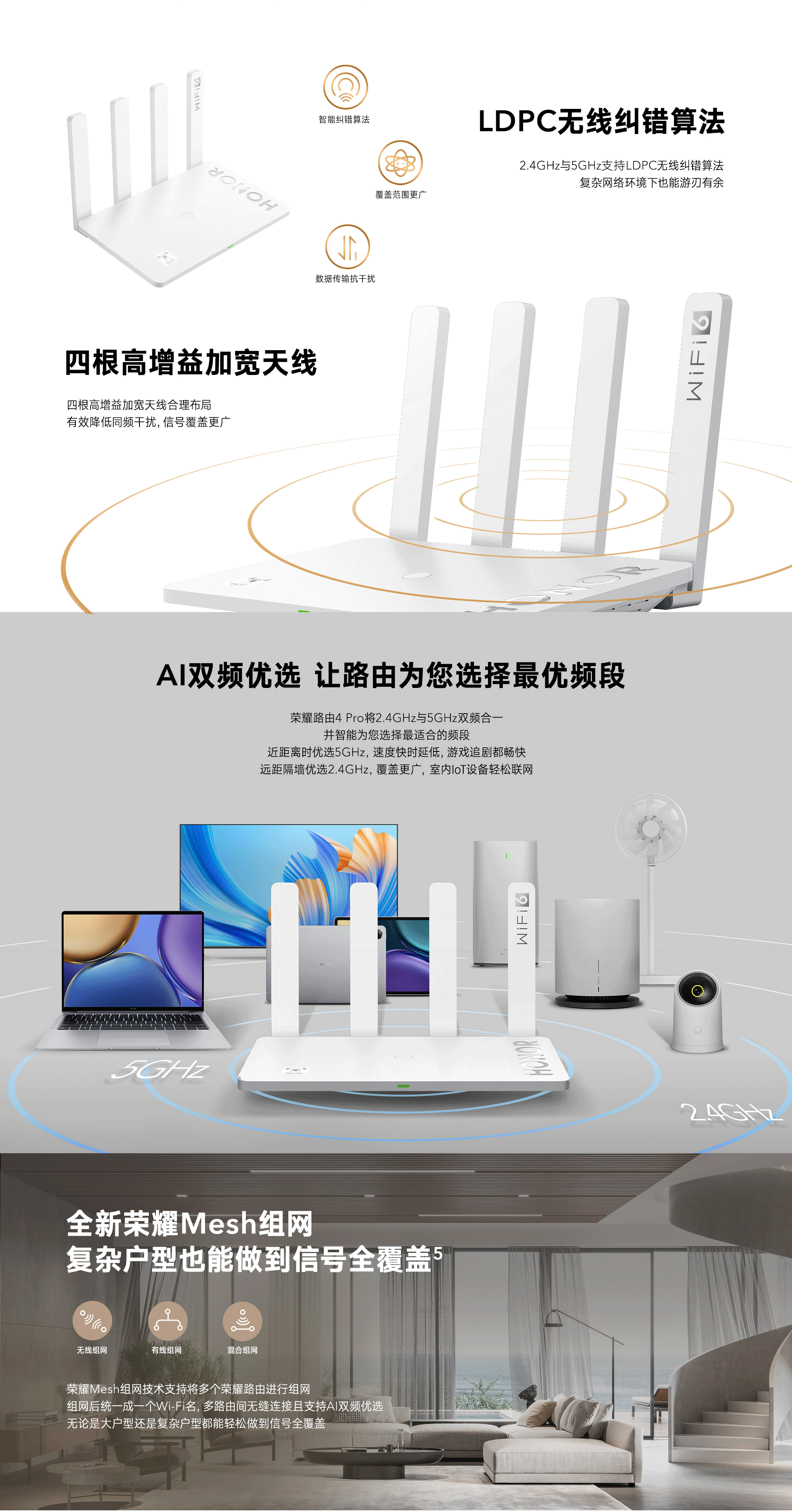 Honor router 4 pro wireless WIFI 6+ router | Shopee Philippines