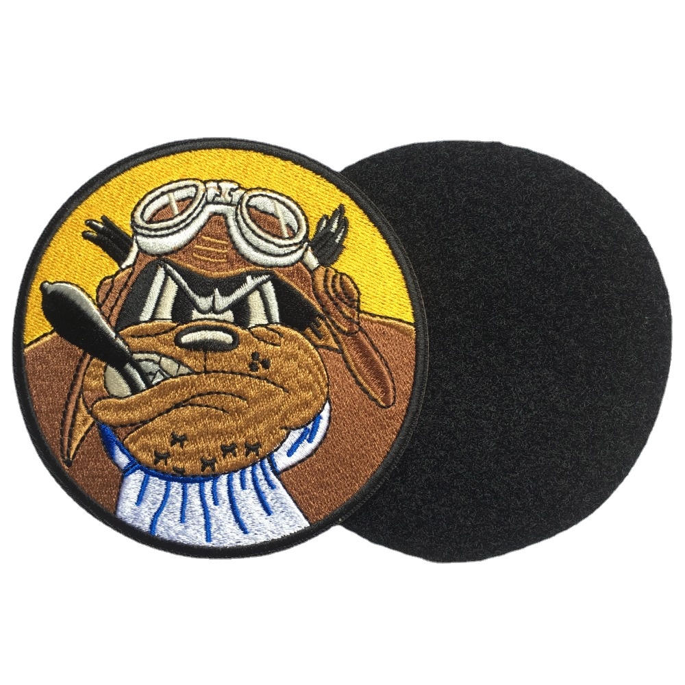 WWII US Air Force Velcro Patches Dog Bear 3D Embroidery Armband Logo ...