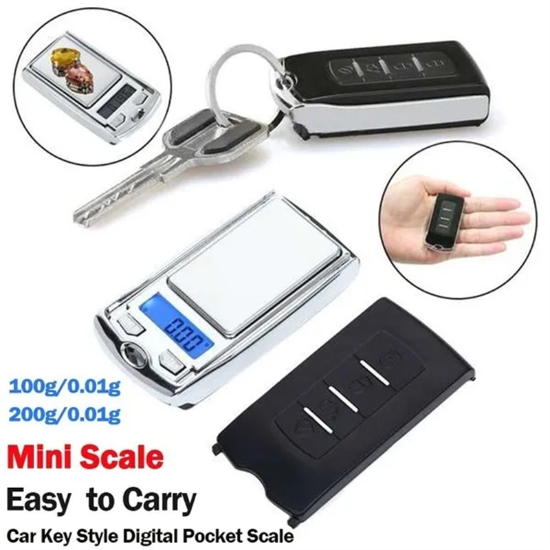Mini Electronic Digital Pocket Scale 100g 200g 0.01g Mini Key Style Portable Precision Weighing ...