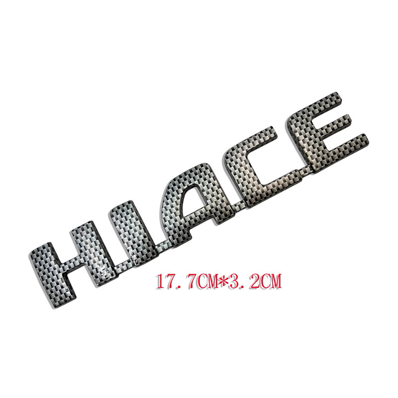 3D Three-Dimensional Body Tailgate Car Stickers Decals HIACE logo ABS ...