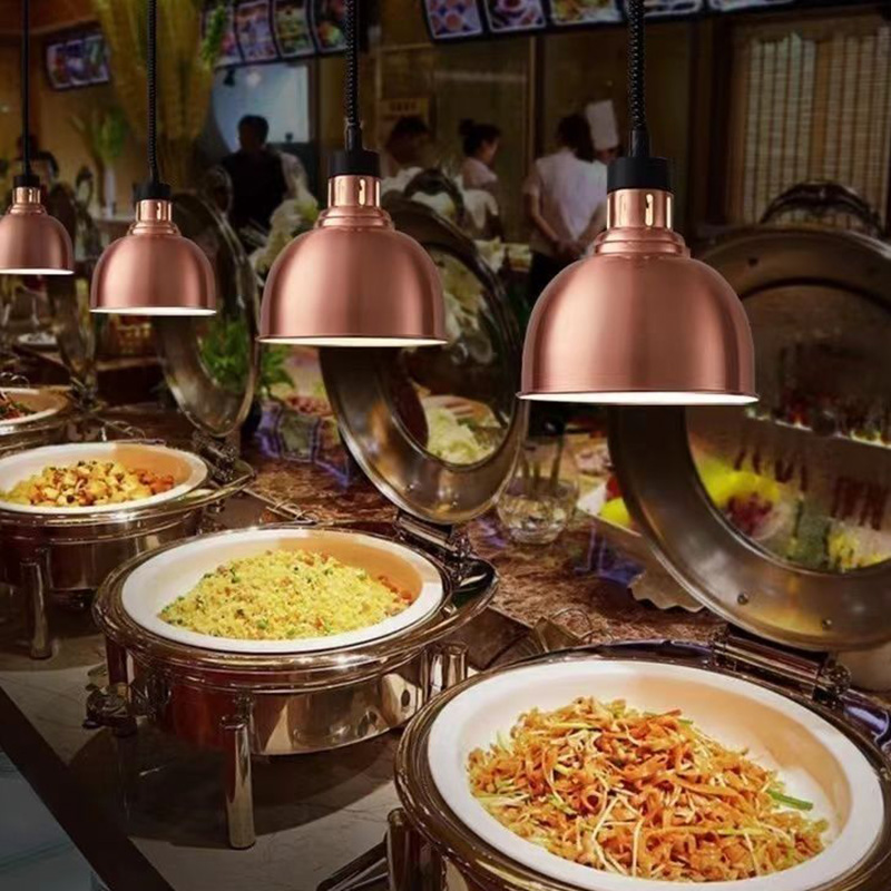 Telescopic Food Insulation Lamp Buffet Food Heating Pendant Light ...