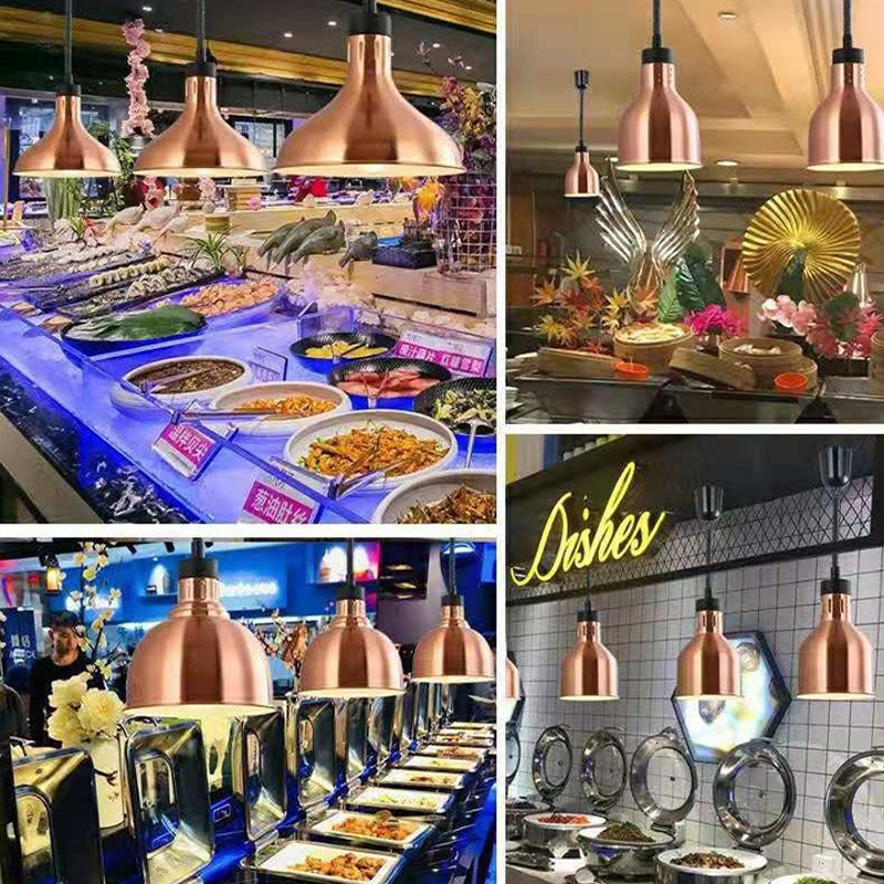 Food Heating Lamp Commercial Buffet Warmer Lamp, Insulation Food Lamp ...
