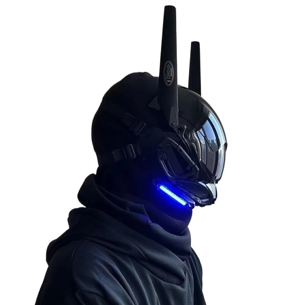 Cyberpunk Mask Gothic Cyber Mask for Men,Techwear mask, Halloween ...