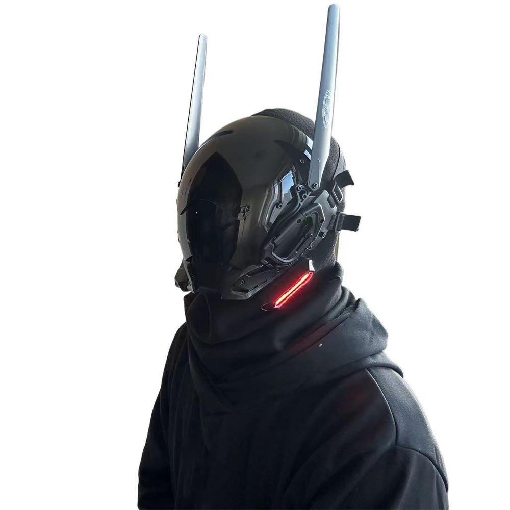 Cyberpunk Mask Gothic Cyber Mask for Men,Techwear mask, Halloween ...