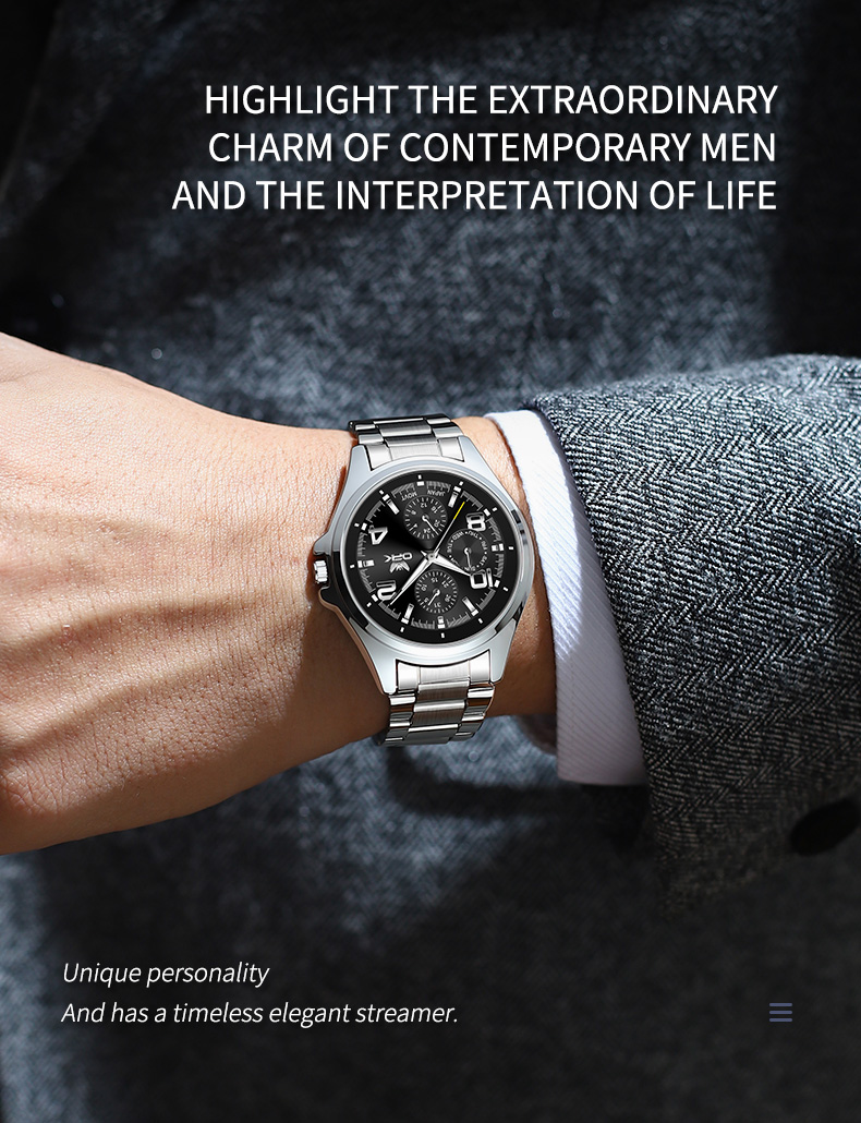 OPK Relo Business Watch For Men Waterproof Original Stainless Steel ...