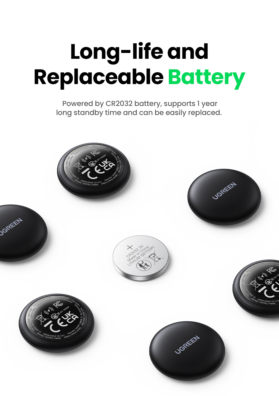 UGREEN Finder Security SmartTrack Link SmartTag With Apple Find My Key ...