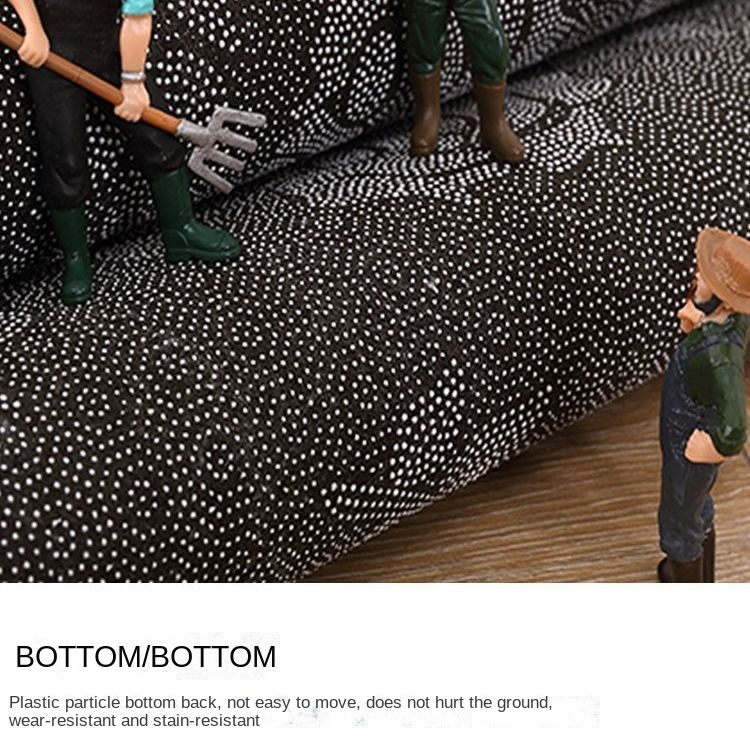 Simple Living Room Carpet Log Style Rinse-Free Wipeable Japanese Style ...