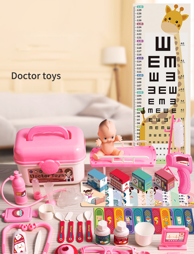 Children Doctor Play Set Simulation Nurse Toy Doctor Accessories for ...
