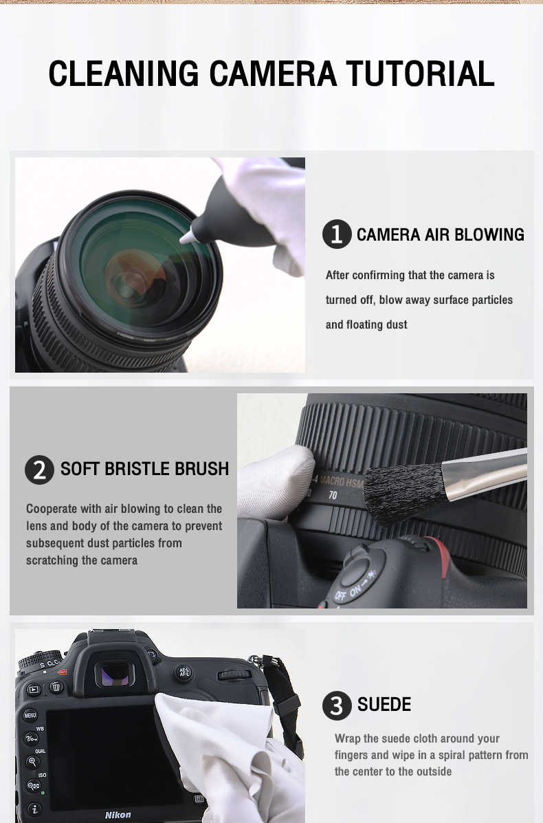 【local store】Zomei 17 Piece Camera Cleaning Set Paper can storage box ...