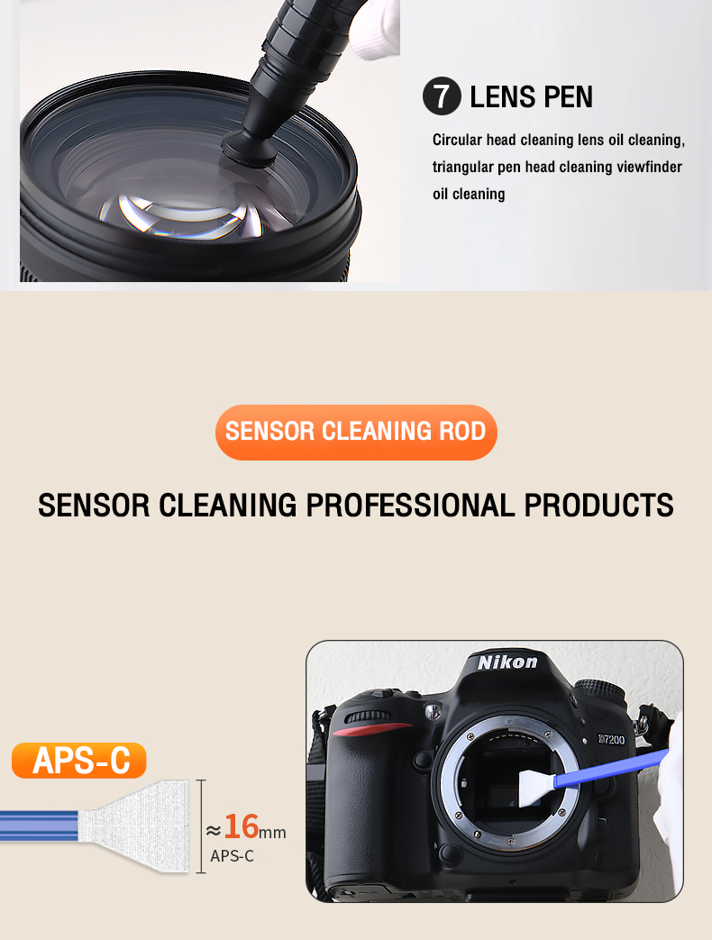 【local store】Zomei 17 Piece Camera Cleaning Set Paper can storage box ...