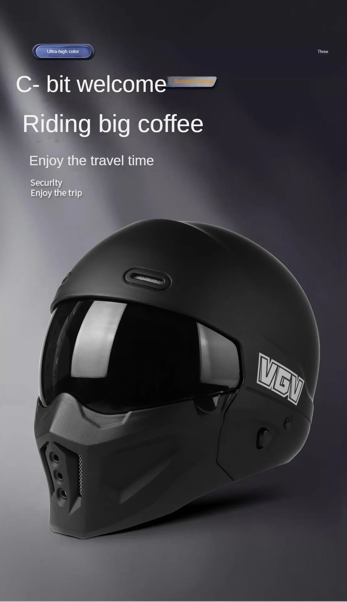 Dot Certified Helmet Motorcycle Helmet VGV Official Genuine Scorpion ...