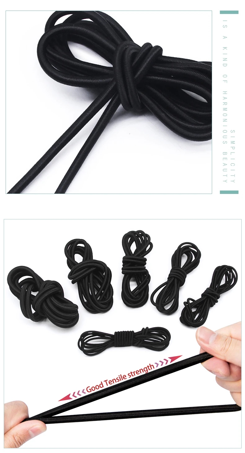 10 Meters Strong Elastic Rope Bungee Shock Cord Stretch String for DIY ...