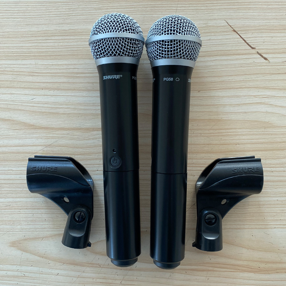 BLX288 wireless microphone with 2 channel PG58 handheld mic 80m ...