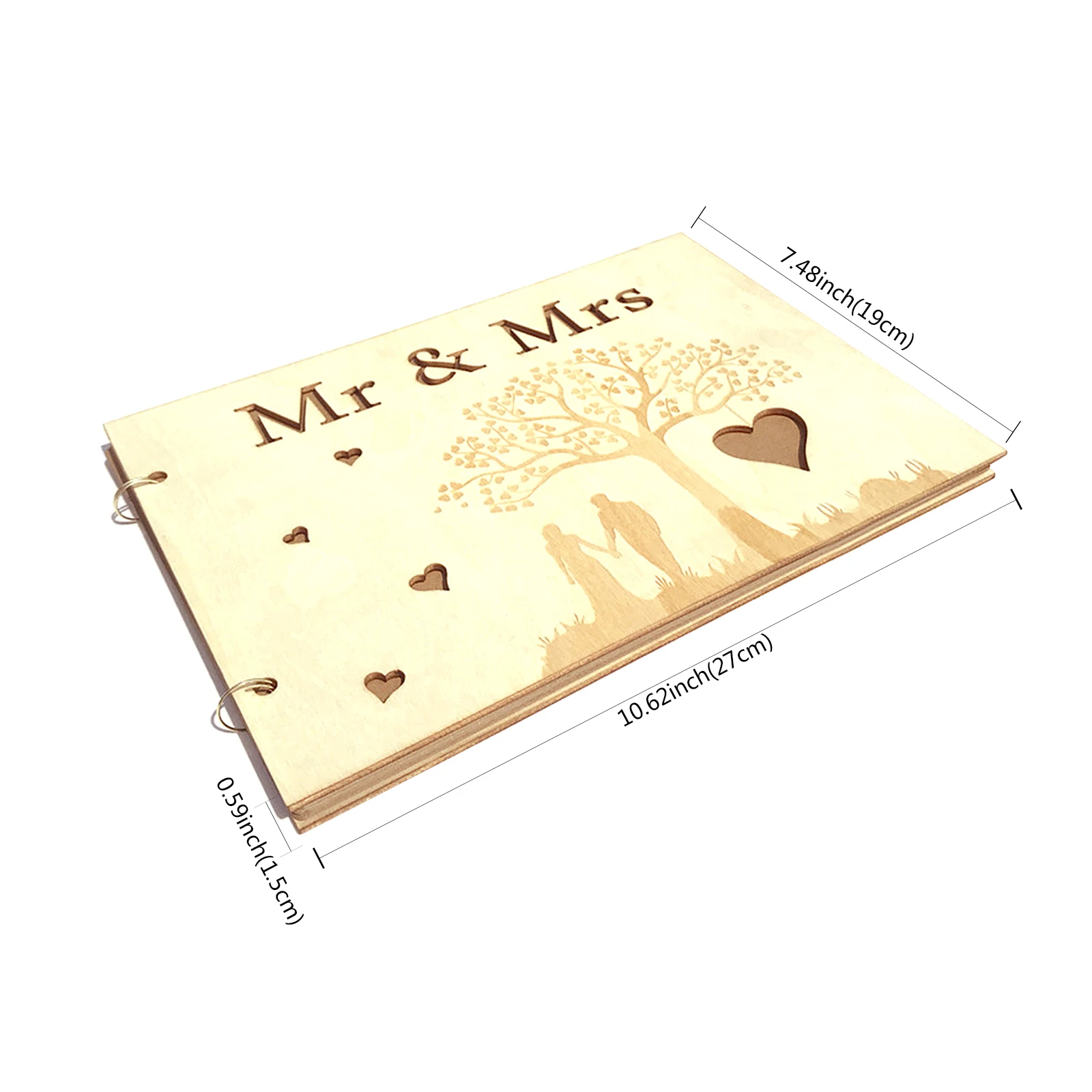 [Legend1] Wedding Guest book A4 Size with 20/30 Pages Personalized ...