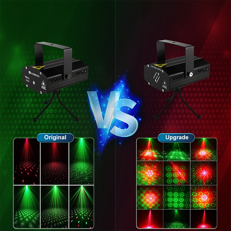 32 pattern mini-party laser projector light DJ Disco Strobe power ...