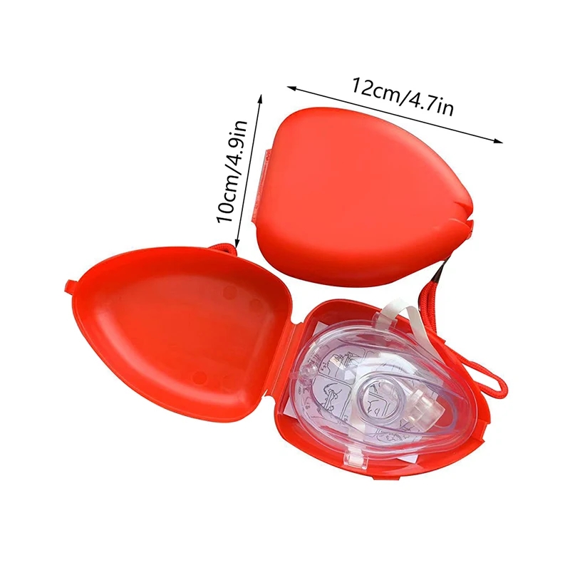 CPR Breathing Mask Resuscitator Valve Rescue Emergency First Aid Artificial Mouth Masks | Shopee ...