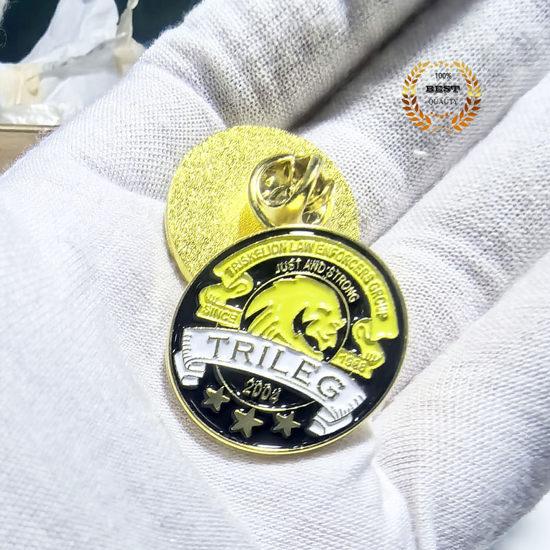 High Quality 1inch 3D TRILEG Pin TRISKELION LAW ENFORCERS GROUP Brooch ...