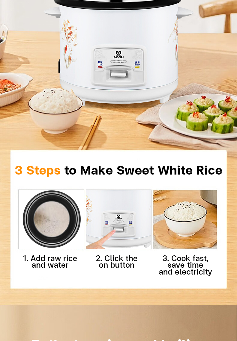 TOREAD rice cooker 1.5L 2L 3L rice cooker with steamer samll mini rice ...
