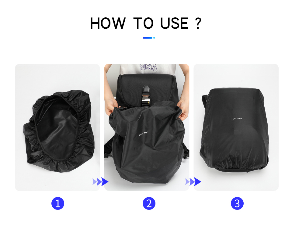 Rain Cover Rainproof for Backpack Protection for 13'' -17'' Bag 0015 ...