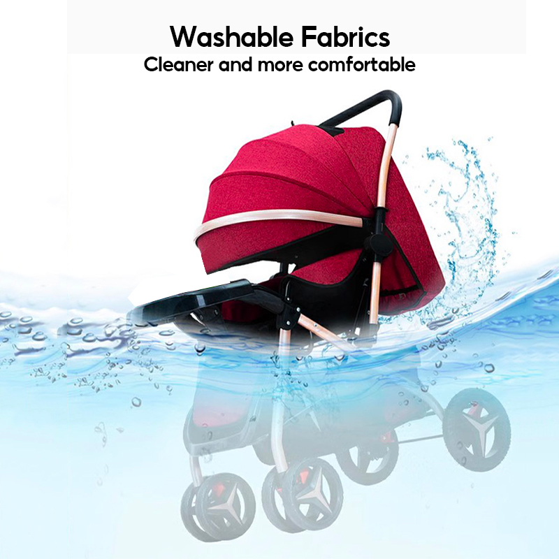 Stroller for Baby Two-way with Shock Absorber Toddler Stroller Lightweight Sit or Lie Down ...