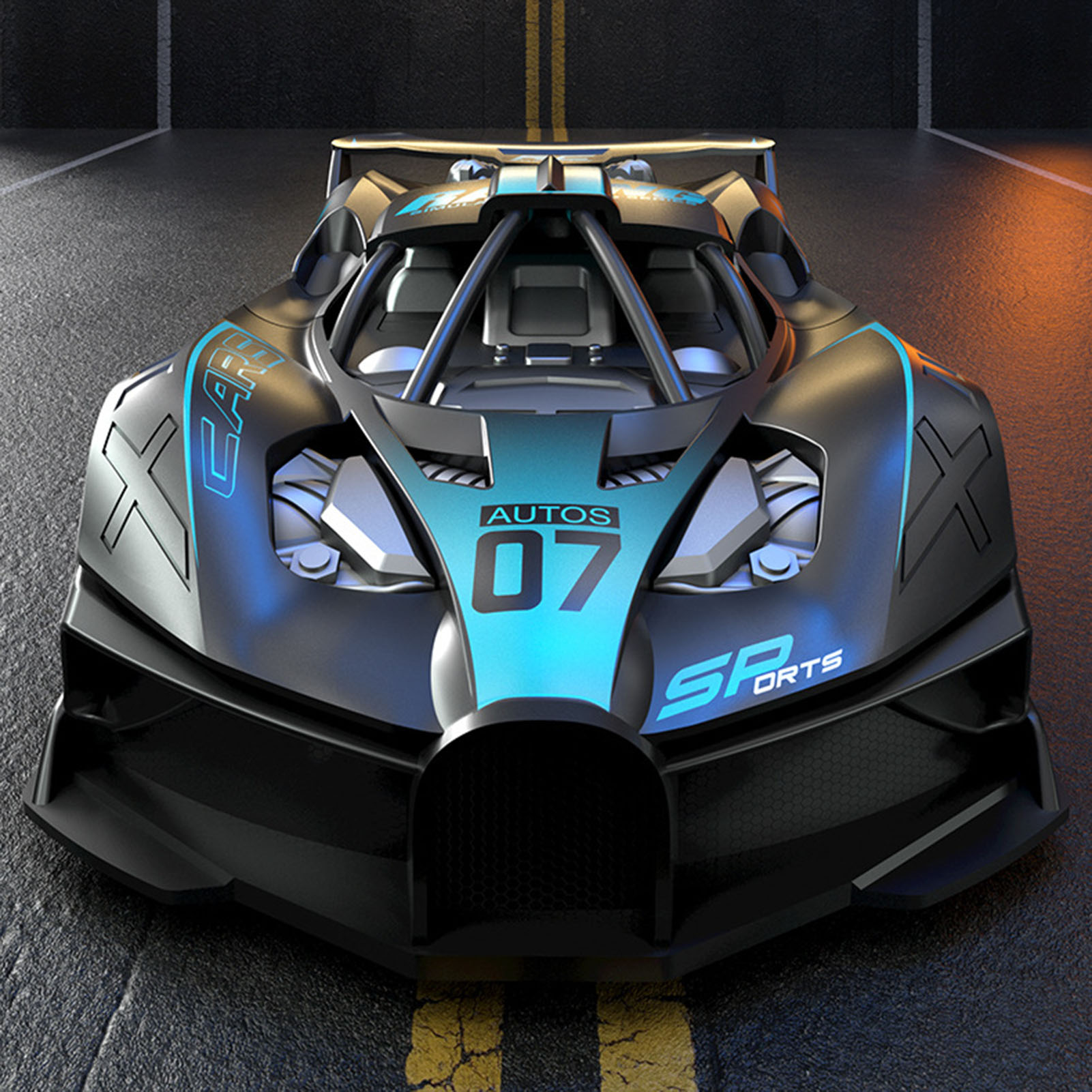 Bugatti Rechargeable Battery Remote Control Super Car Super Cool 1:20 ...