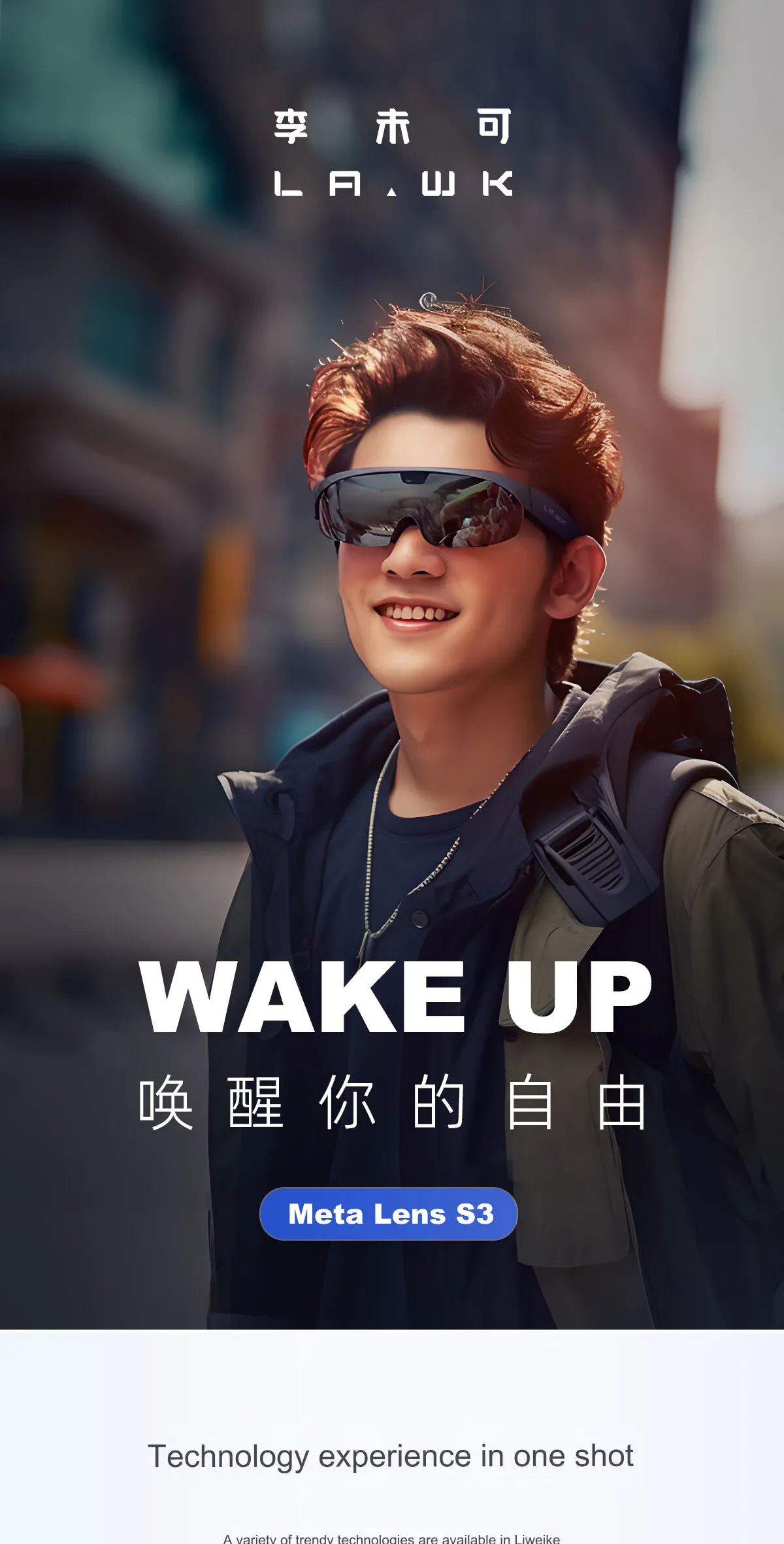 LAWK smart glasses Meta Lens S3 4K high-definition photo and video ...