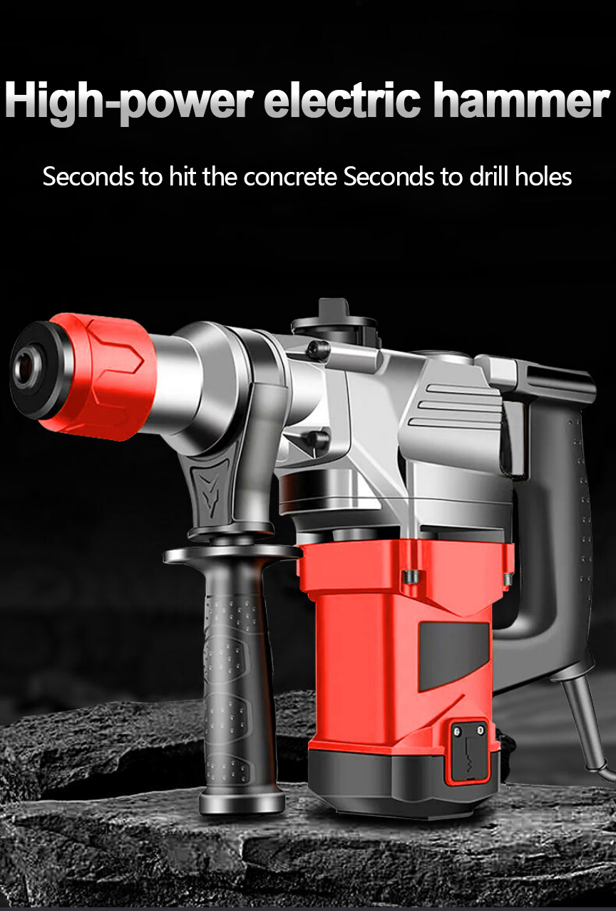 [ Free 7 Drill Bits]Rotary Hammer Drill Chipping Gun/Chipping Jack ...