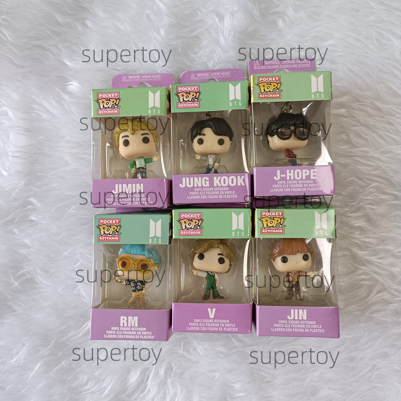 【24-hour Delivery】Funko Pop Keychain: BTS - Dynamite -Jimin V Jung Kook Jin J-Hope RM Suga Rocks ...