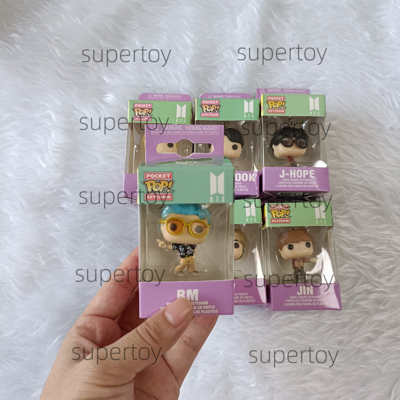 【24-hour Delivery】Funko Pop Keychain: BTS - Dynamite -Jimin V Jung Kook Jin J-Hope RM Suga Rocks ...