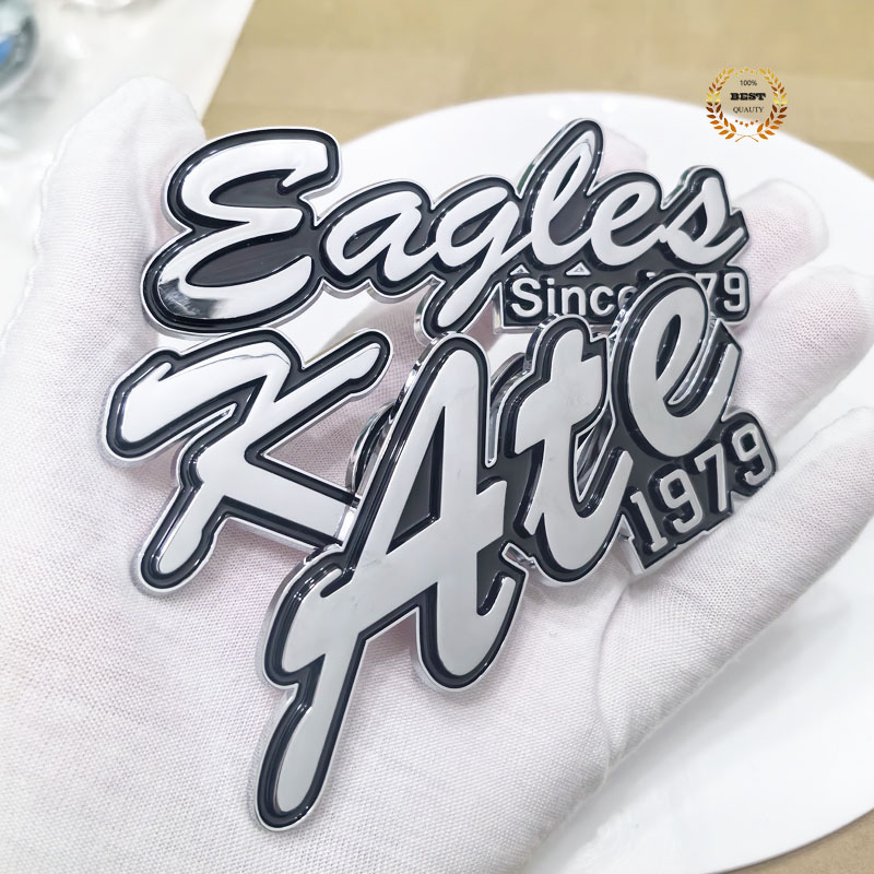 4inch 3D Eagles Club Letters Pattern KUYA Emblem ATE And EAGLES Letters ...