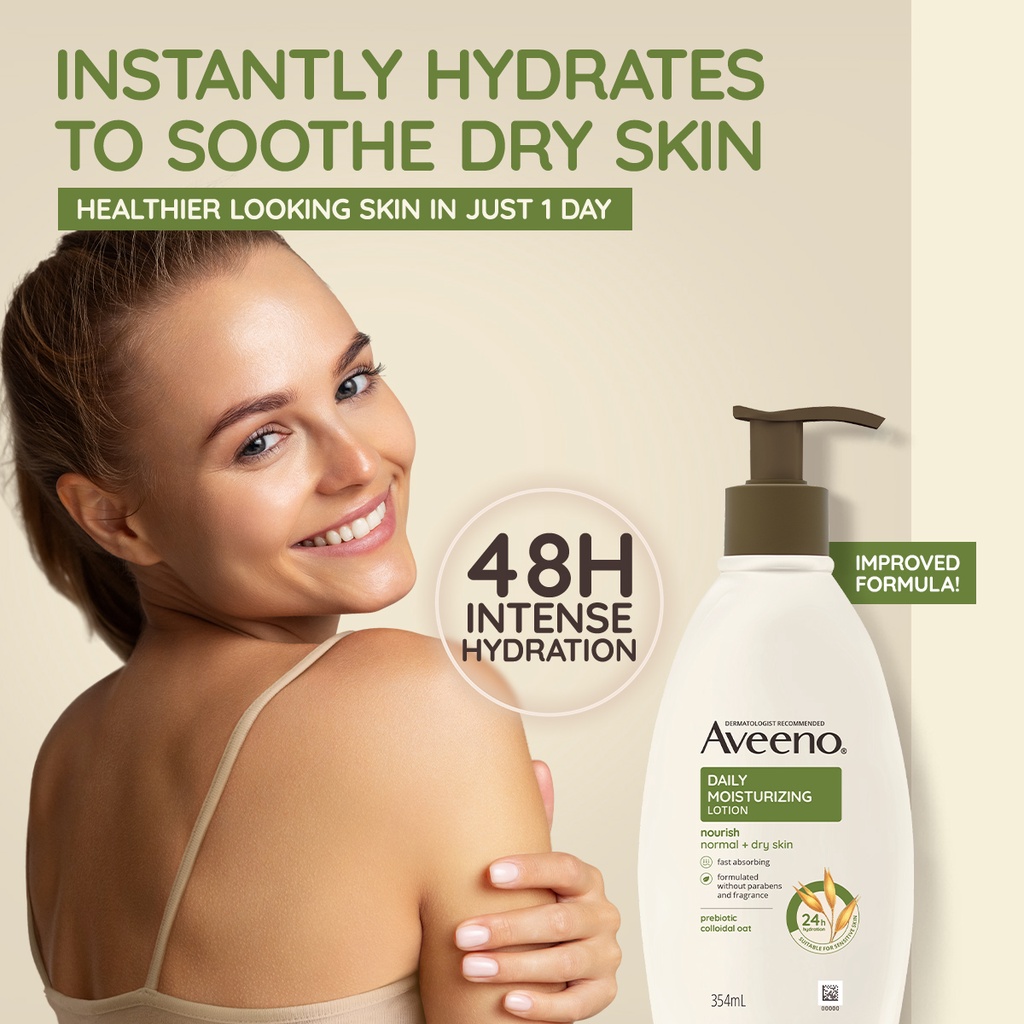 Aveeno Moisturizing Lotion/Daily Moisturizing Body Lotion/Skin Relief ...
