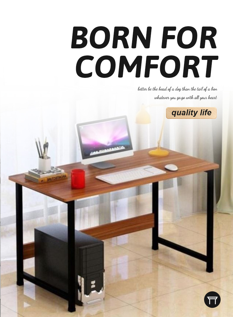 Study table High quality modern minimalist computer desk Solid wood ...