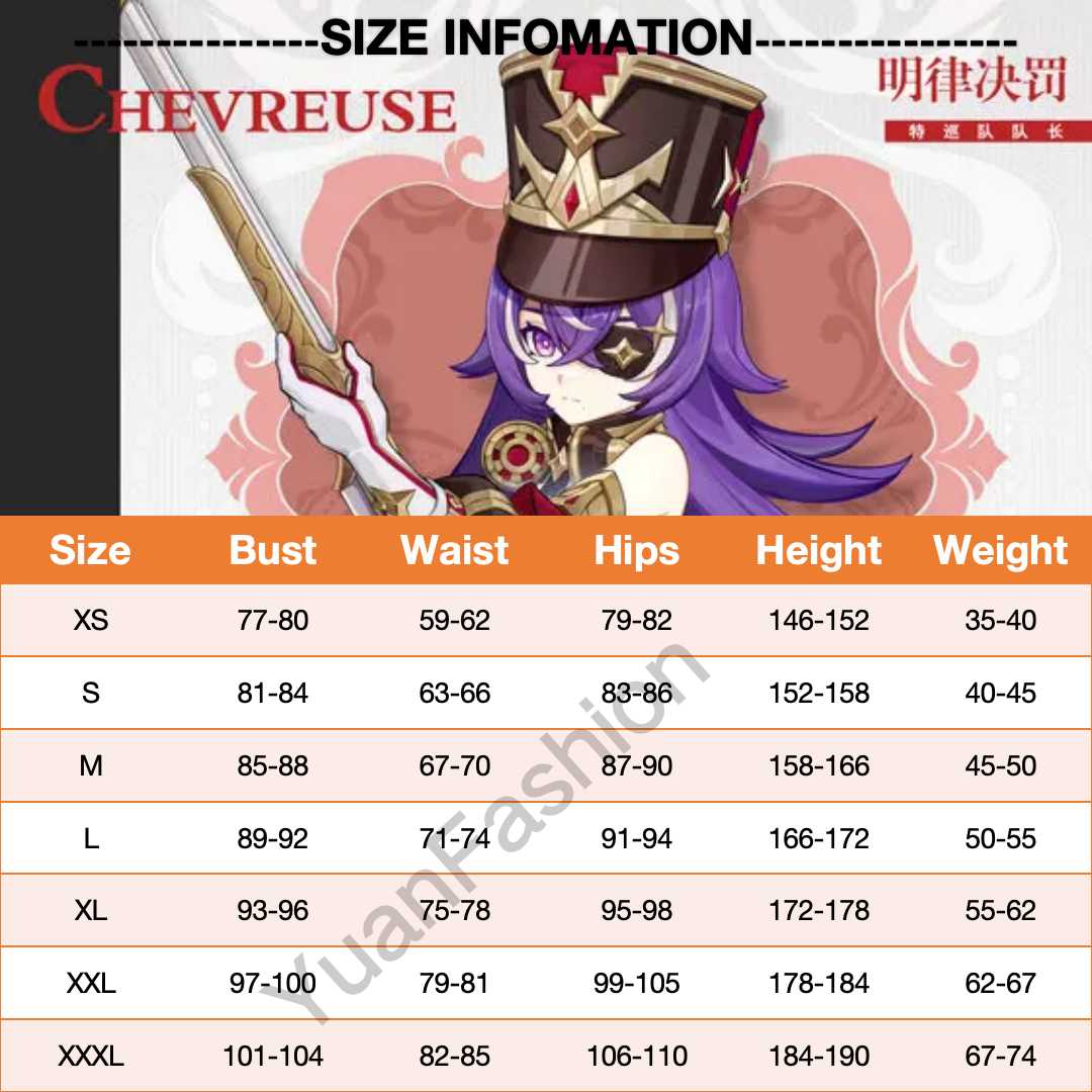 [Ready Stock] Genshin Impact cosplay Chevreuse cosplay Clothing ...