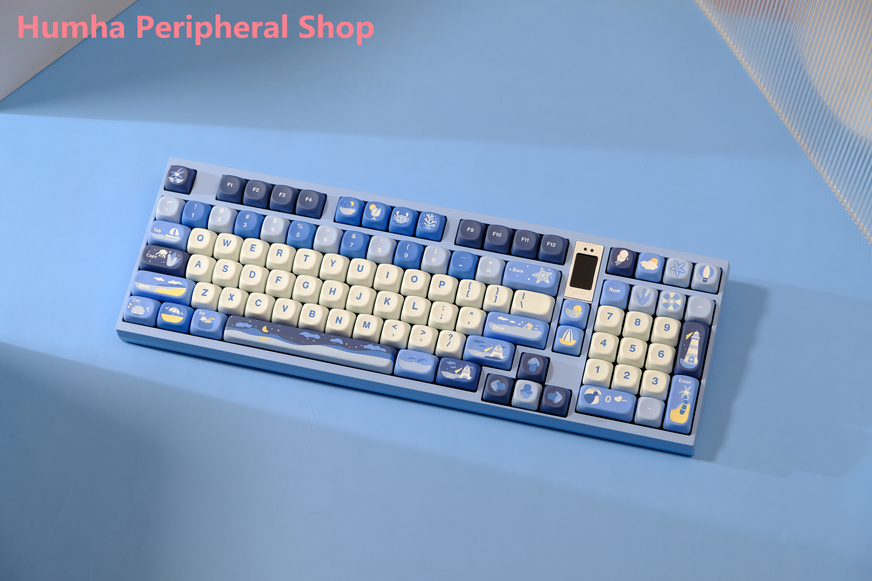 【Original】Humha Blue ocean keycap PBT material Dye-Sublimation MOA ...