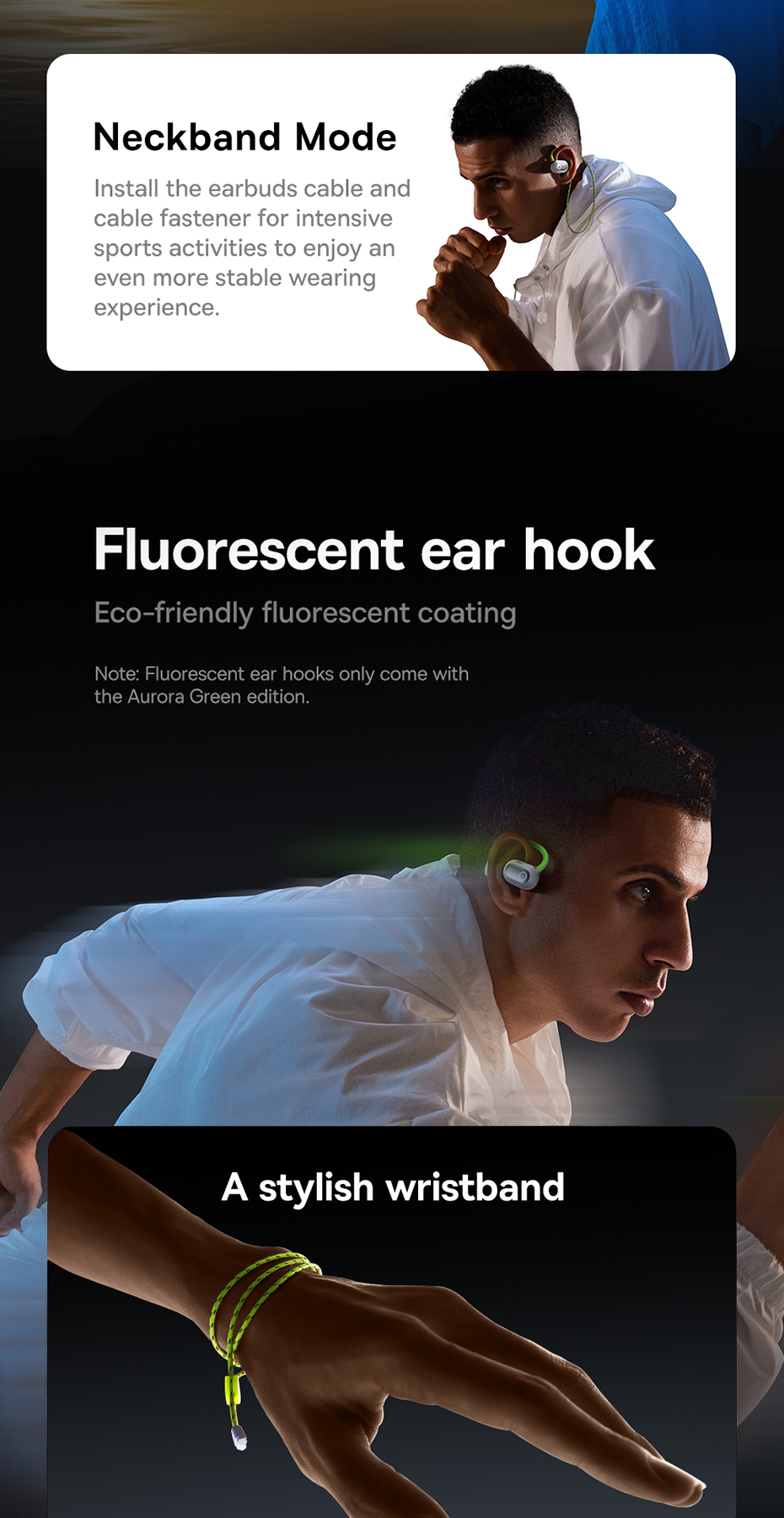 Baseus Eli Open-Ear Sport Bluetooth Wireless Earbuds With Mic IPX4 ...