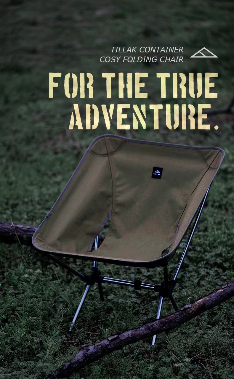Tillak Outdoor Folding Chair Camping Chair Portable Ultra-Light Folding ...