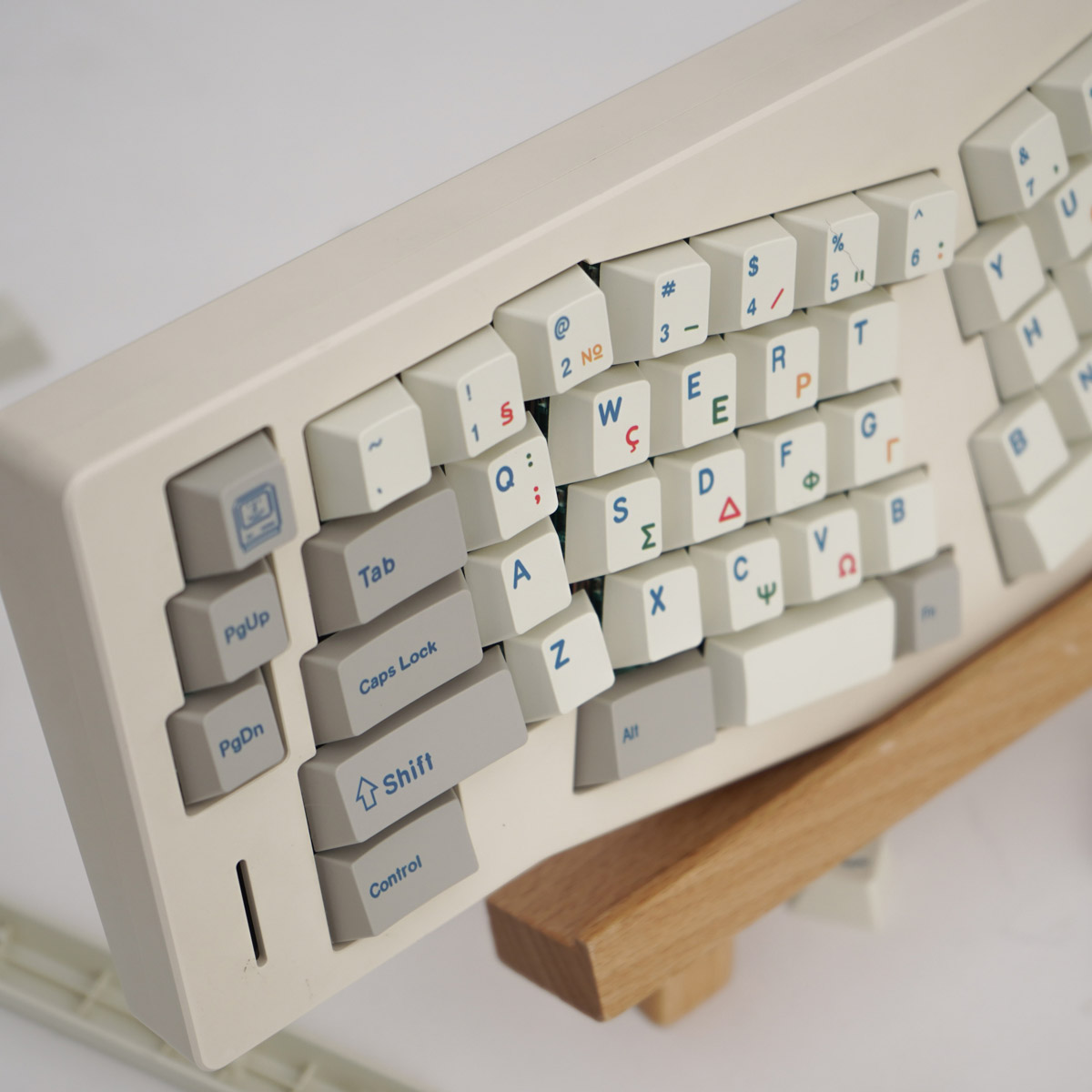 -LW- Greek Retro PBT Keycaps CHERRY Profile Mechanical Keyboard ...