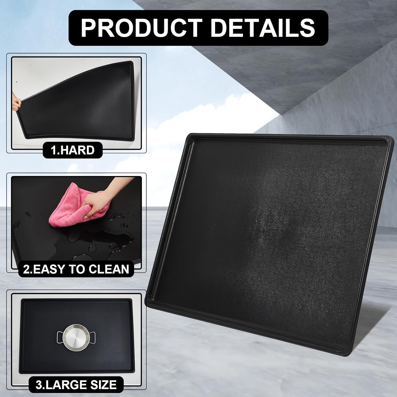 Poop Tray for Cage Replacement Tray for Dog Crate Pans Plastic Bottom ...
