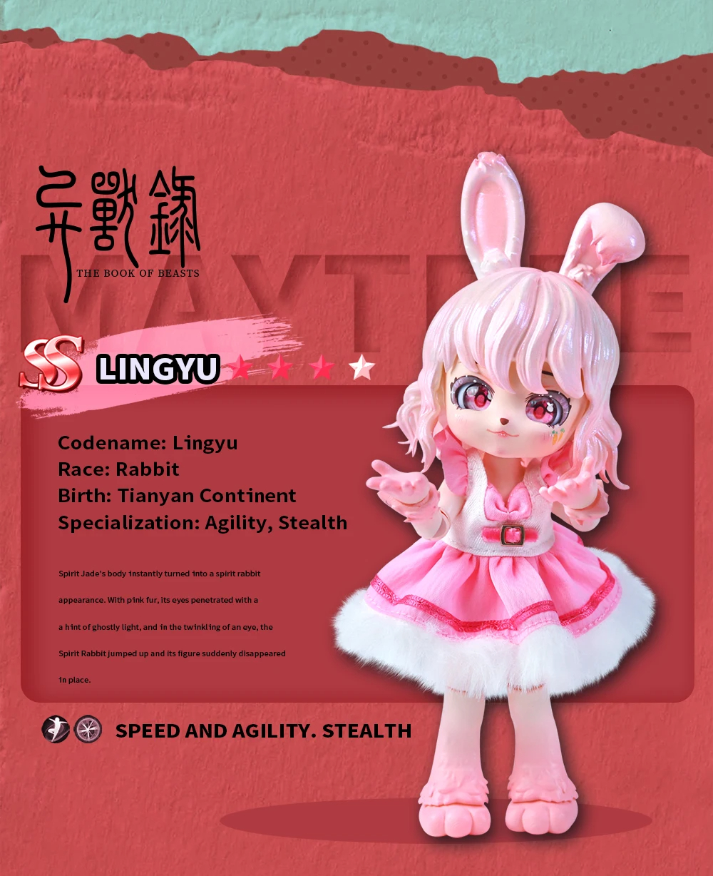 DBS MAYTREE 14cm Ancient Beast Doll OB11 Doll BJD Collectible Animal ...