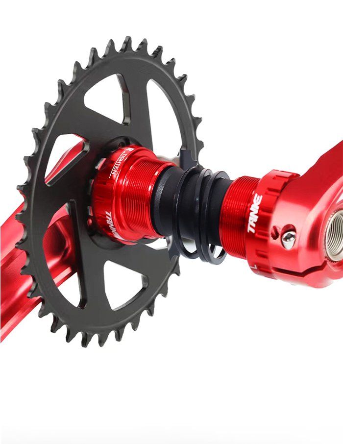 TANKE BB Bike Bottom Bracket Aluminum Alloy 68/73mm MTB Sealed Bearing ...