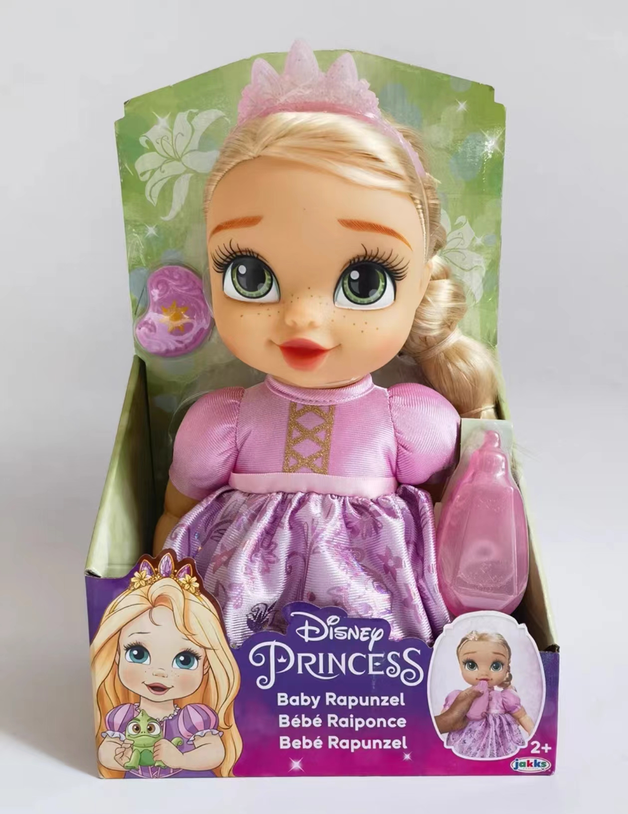 Disney Princess Rapunzel Baby Doll with Baby Bottle & Tiara | Shopee ...