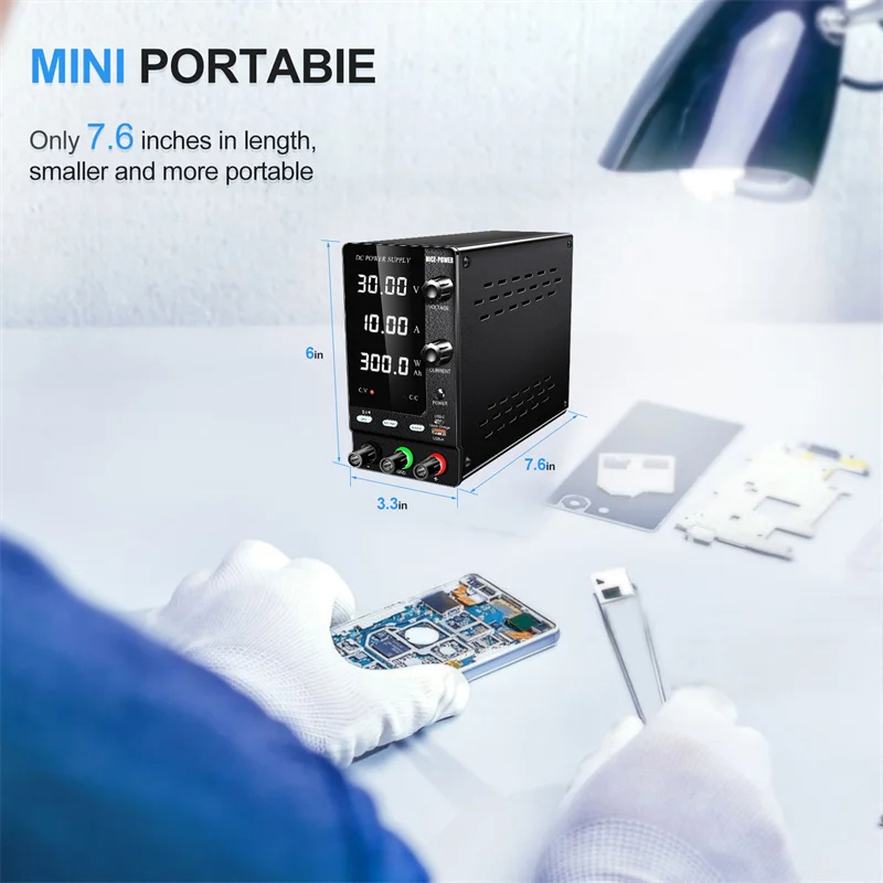 NICE-POWER Fast Charging Adjustable DC Power Supply With USB Type-C ...