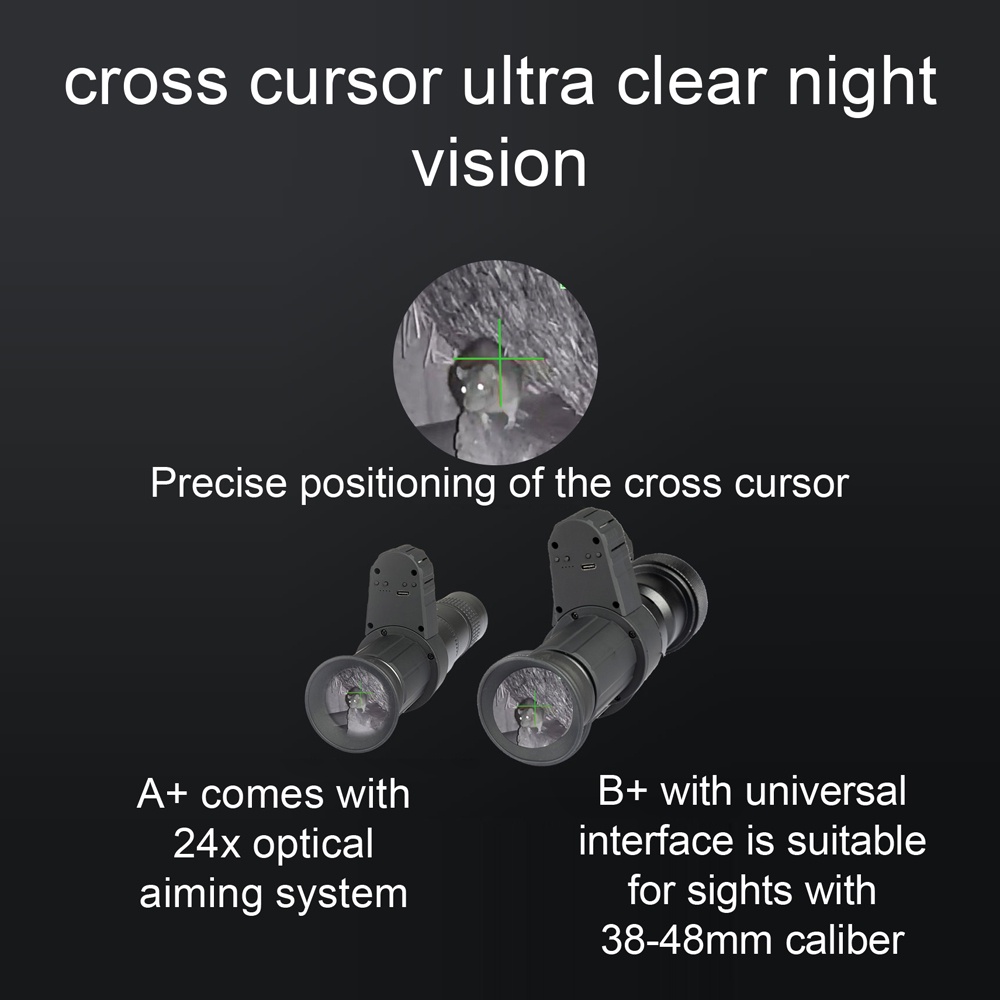 Digital Zoom Cross Cursor Monoculars Telescopes Kit Infrared Night ...