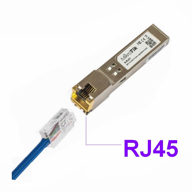 Mikrotik fiber optic module Gigabit SFP module S-RJ01 Gigabit module ...