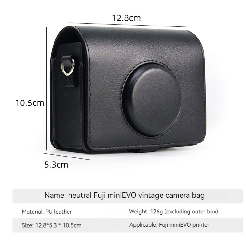 Pikxi Sling Leather Case for Instax Mini EVO (Portrait, Landscape ...