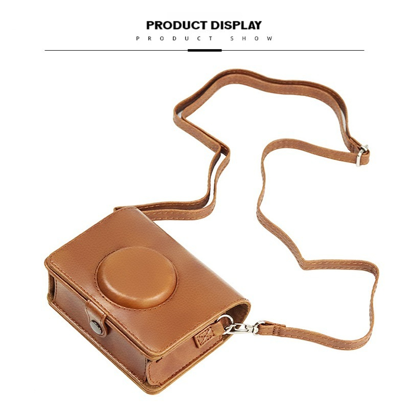 Pikxi Sling Leather Case for Instax Mini EVO (Portrait, Landscape ...