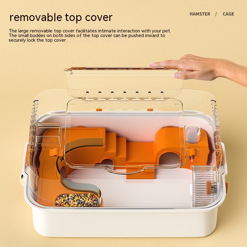 High-value Hamster Cage Oversized Villa Hamster Special Cage Golden ...