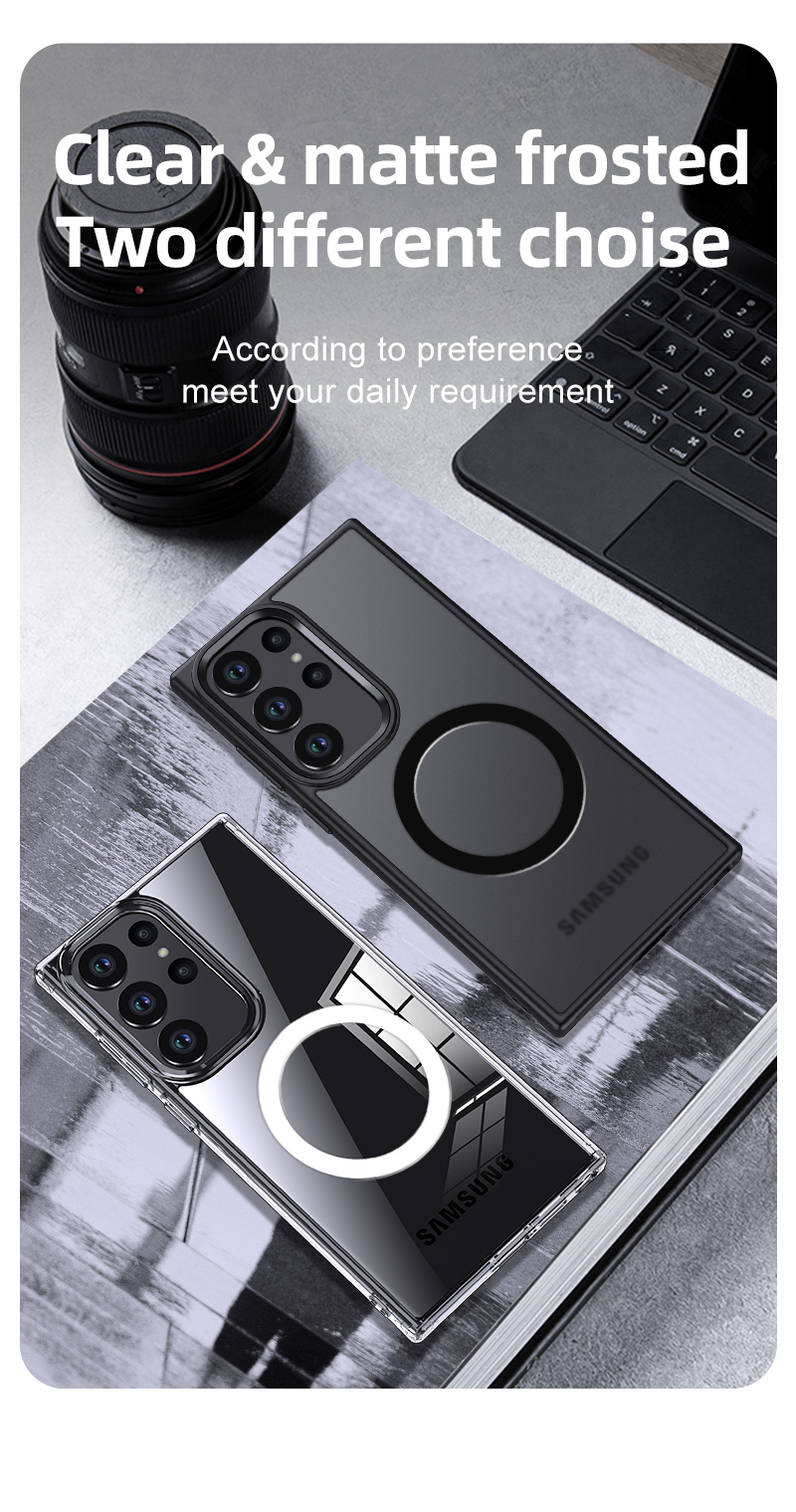 Ice Armor Samsung S24 Ultra Case S24 Plus Magnetic Hard Casing ...