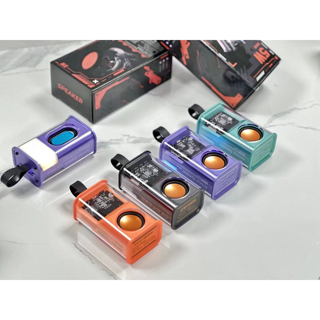 K08 Portable Bluetooth Speaker New Transparent Mech Audio TWS Two ...
